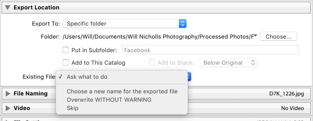 Understanding the Lightroom Export Window - Nature TTL
