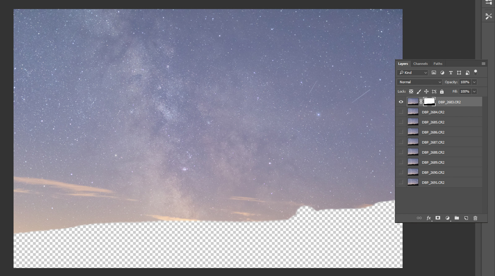 How to Stack Star Photos to Reduce Noise in Photoshop - Nature TTL
