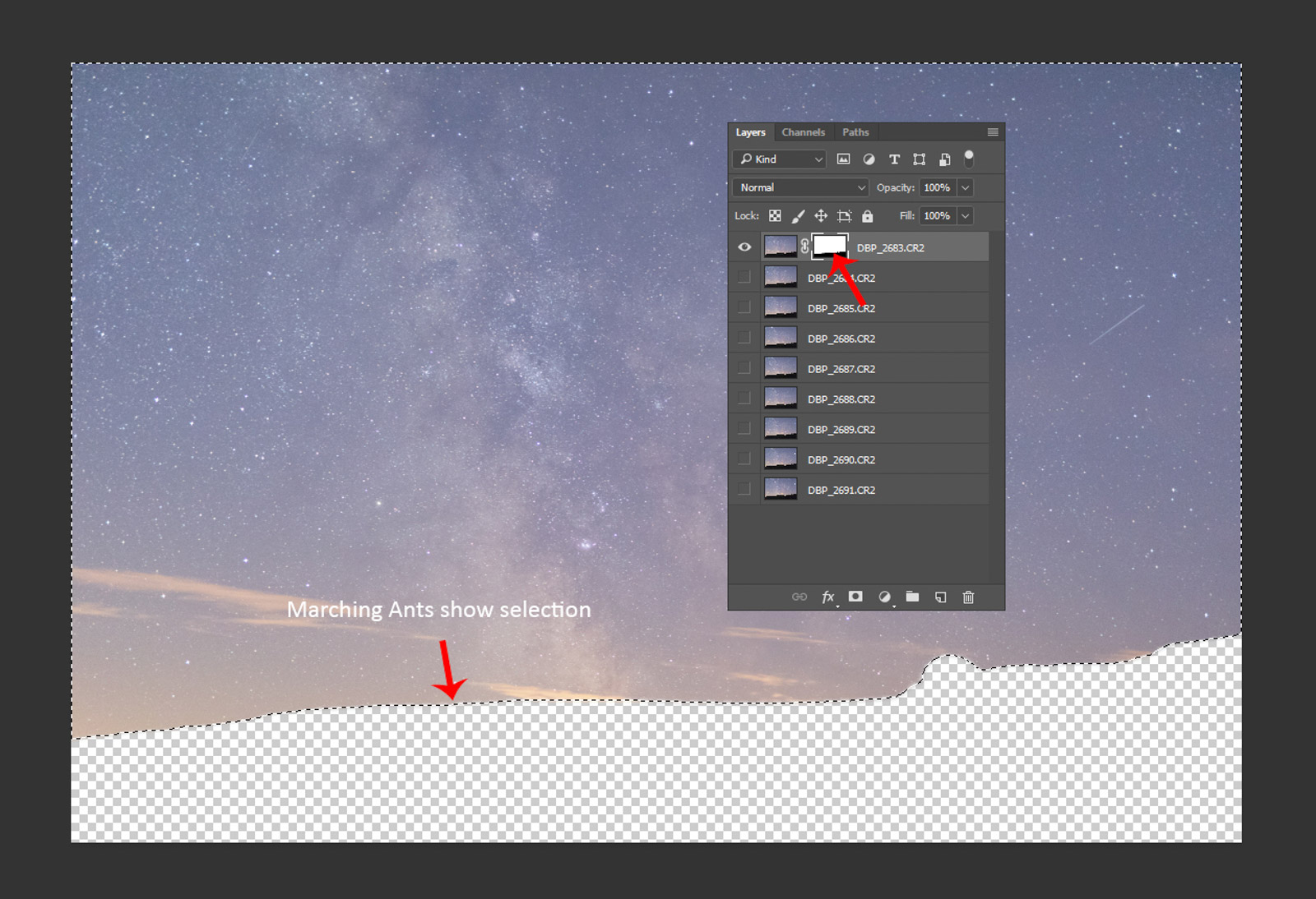 How to Stack Star Photos to Reduce Noise in Photoshop - Nature TTL