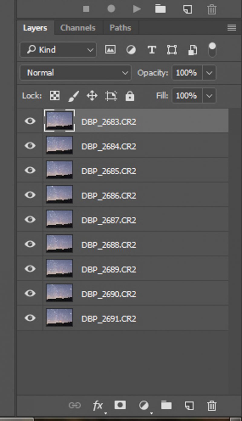 How to Stack Star Photos to Reduce Noise in Photoshop - Nature TTL