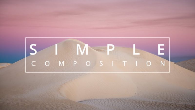 Simple Landscape Compositions in the Sand Dunes