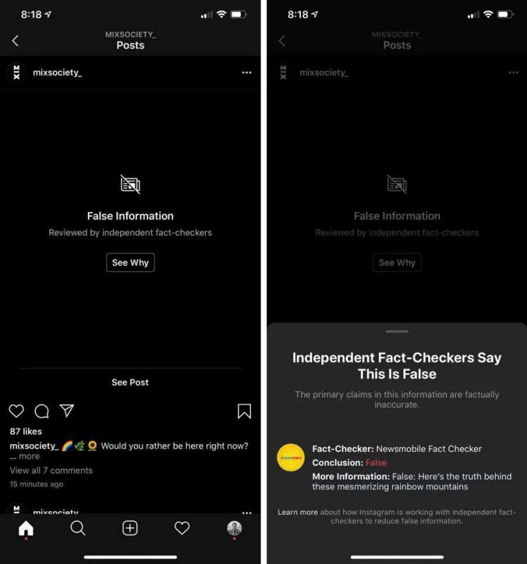 Instagram is Now Hiding 'Photoshopped' Images to Battle 'Fake News ...